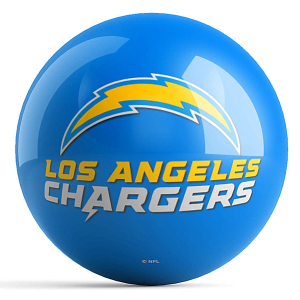 2016 Los Angeles Chargers bowling ball