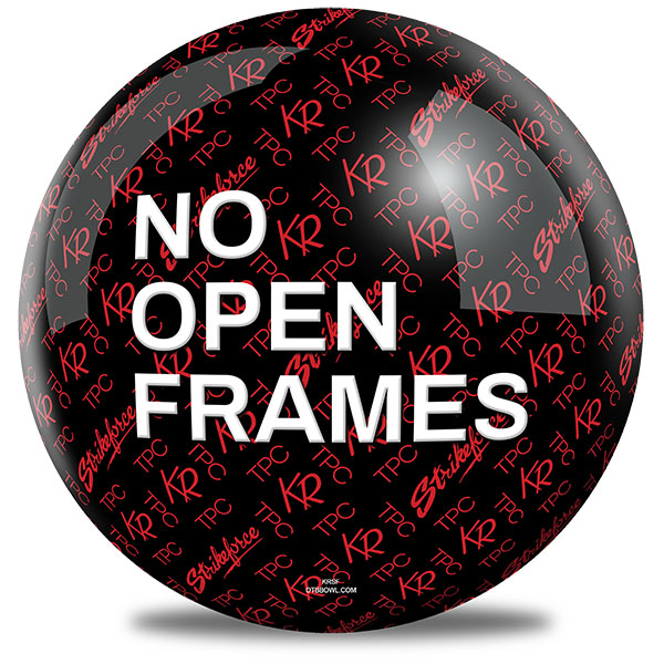 No Open Frames regulation size bowling ball