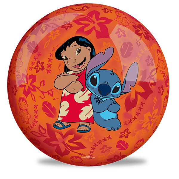 Disney movie Lilo & stitch characters Lilo and Stitch bowling ball ...