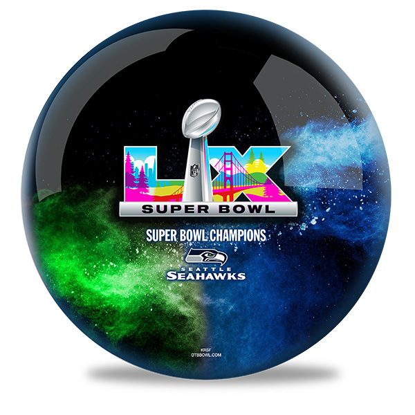 Super Bowl LX Champions Seattle Seahawks plastic bowling ball can be ...