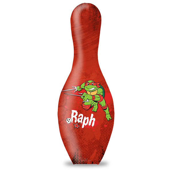 Raphael Teenage Mutant Ninja Turtles regulation size tenpin bowling pin