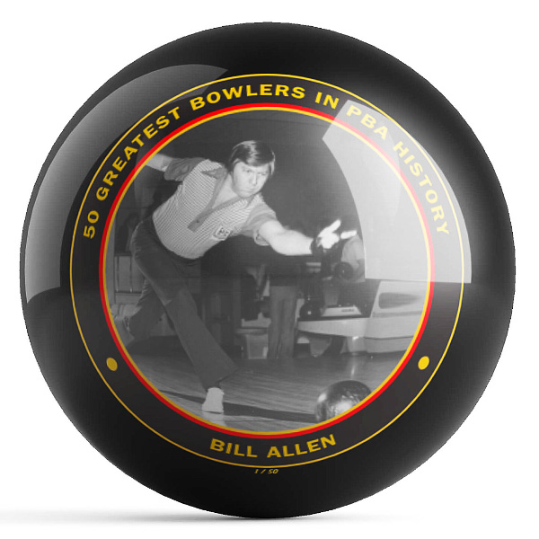 Bill Allen - PBA 50TH Anniversary Plastic Bowling Ball