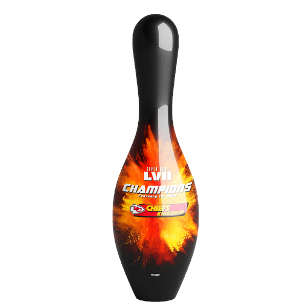 Super Bowl LVII Champion KC Chiefs bowling ball bowling Pin