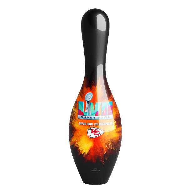 Super Bowl LVII Champion KC Chiefs bowling ball bowling Pin