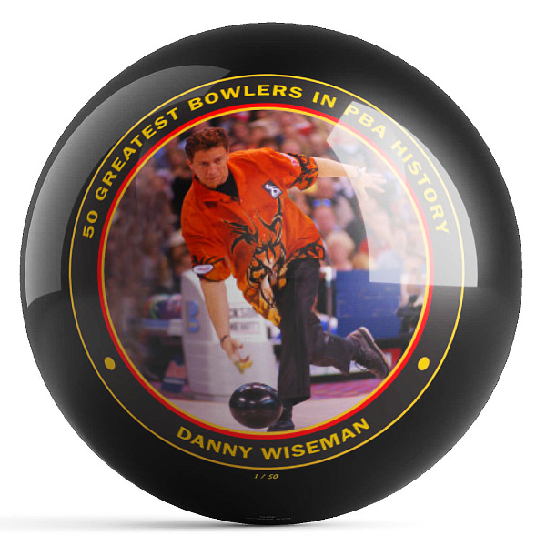 Danny Wiseman - PBA 50th Anniversary Plastic Bowling Ball