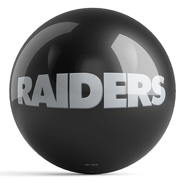 Las Vegas Raiders bowling ball