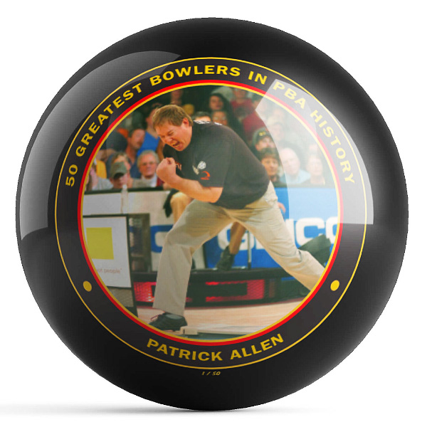 Patrick Allen - PBA 50th Anniversary Plastic Bowling Ball
