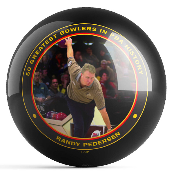 Randy Pedersen - PBA 50th Anniversary Plastic Bowling Ball