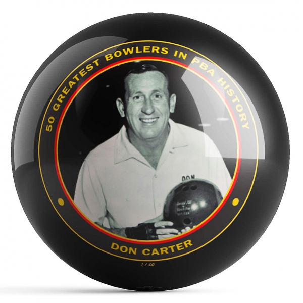 Don Carter - PBA 50th Anniversary Plastic Bowling Ball