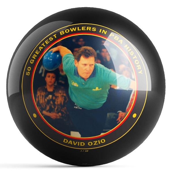 David Ozio - PBA 50th Anniversary Plastic Bowling Ball
